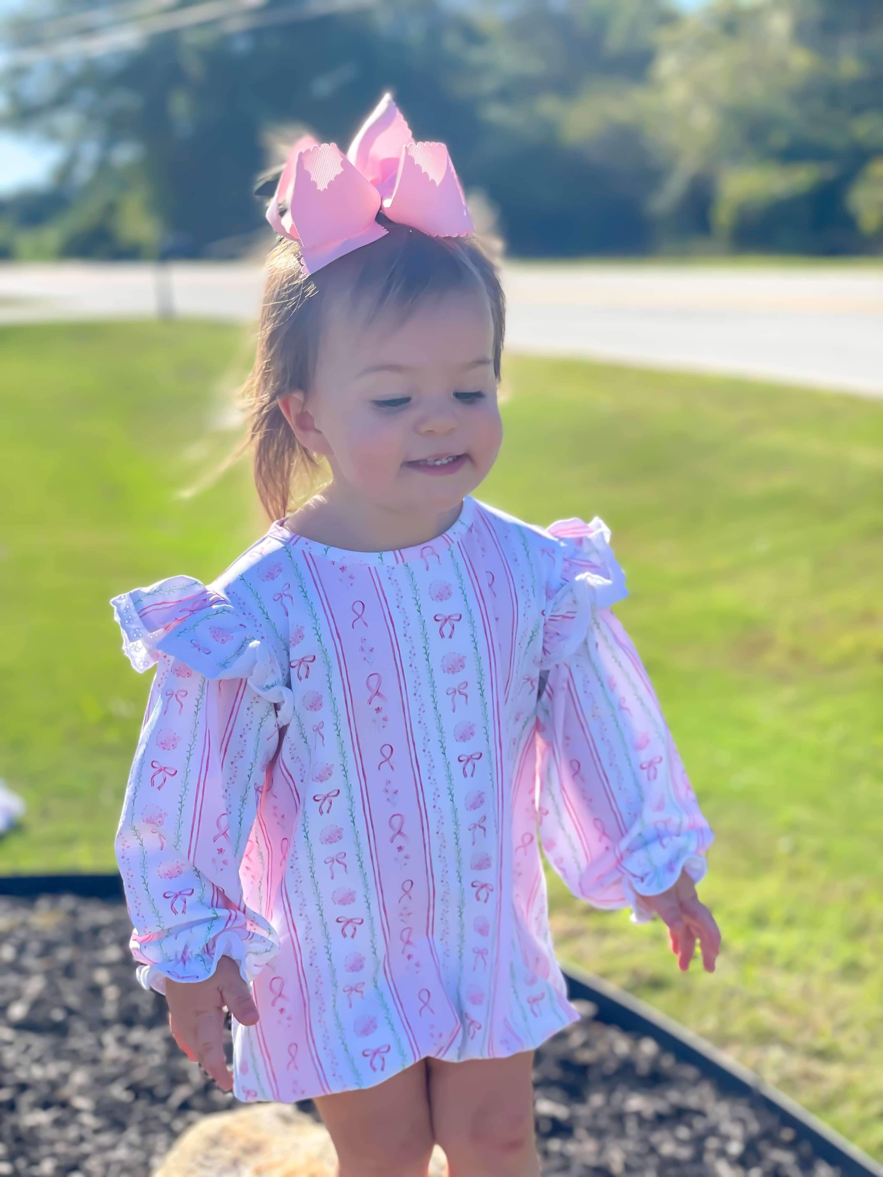 Emma's Pink Ribbons - Bubble – Because Kids LLC